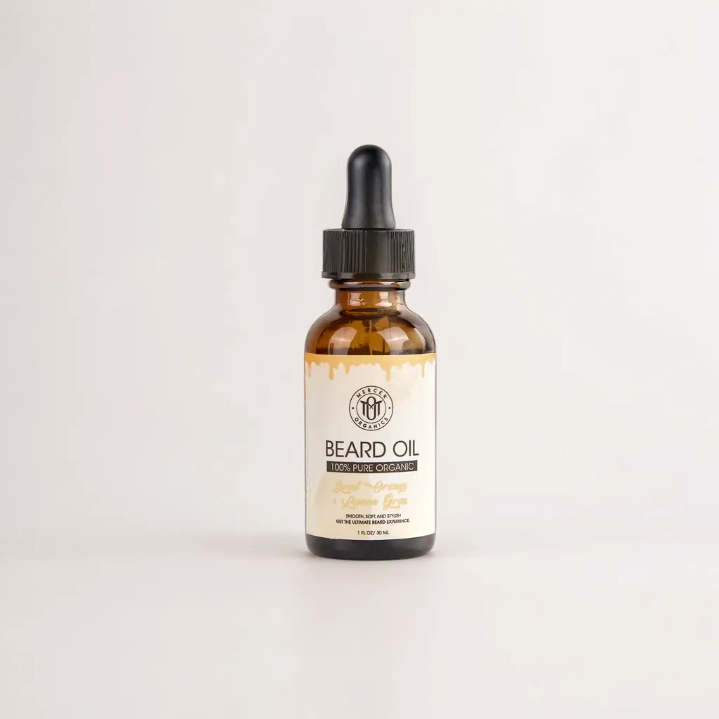 Organic Sweet Orange and Lemon Grass Beard oil – Mercer Organics